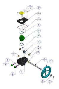 Hand Wheel Operated Gear Box, Motorized ball Valve manufacturer